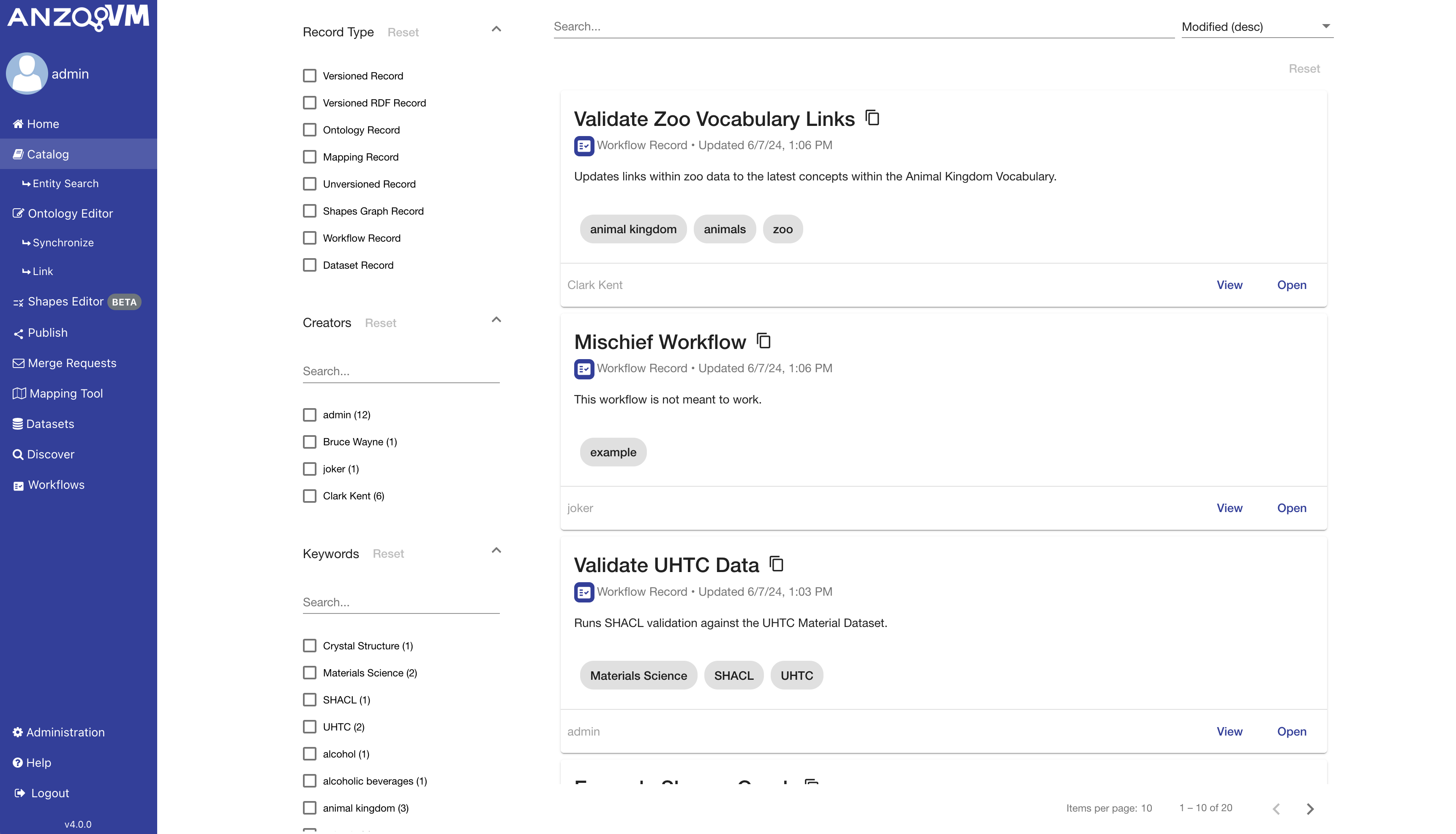 Anzo Vocabulary Manager User Manual